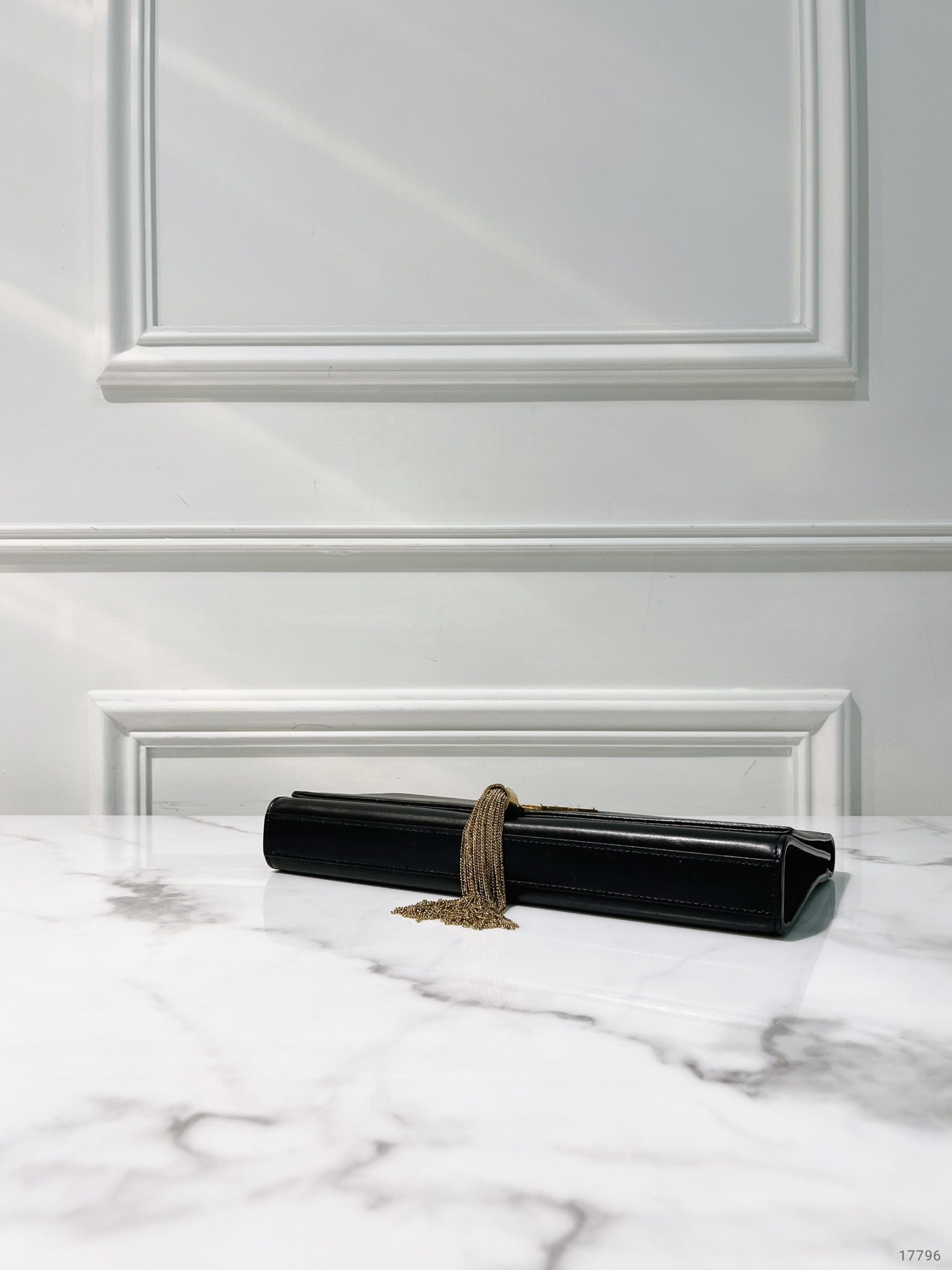 YSL HAND POUCH, Black/Gold - AHLi - Melbourne Second-Hand Luxury