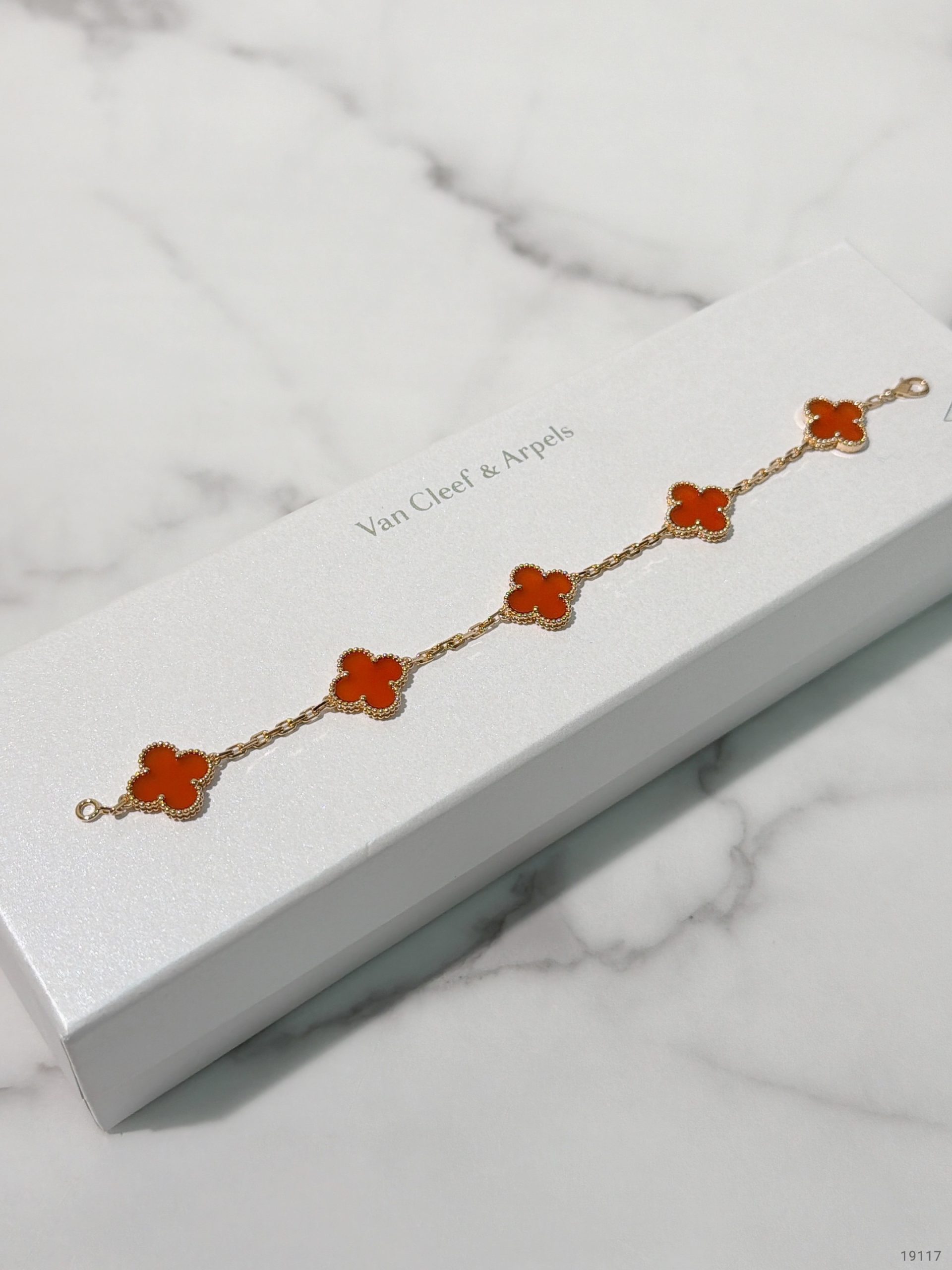 VCA VINTAGE ALHAMBRA BRACELET, 5 Motifs - AHLi - Melbourne Second-Hand ...